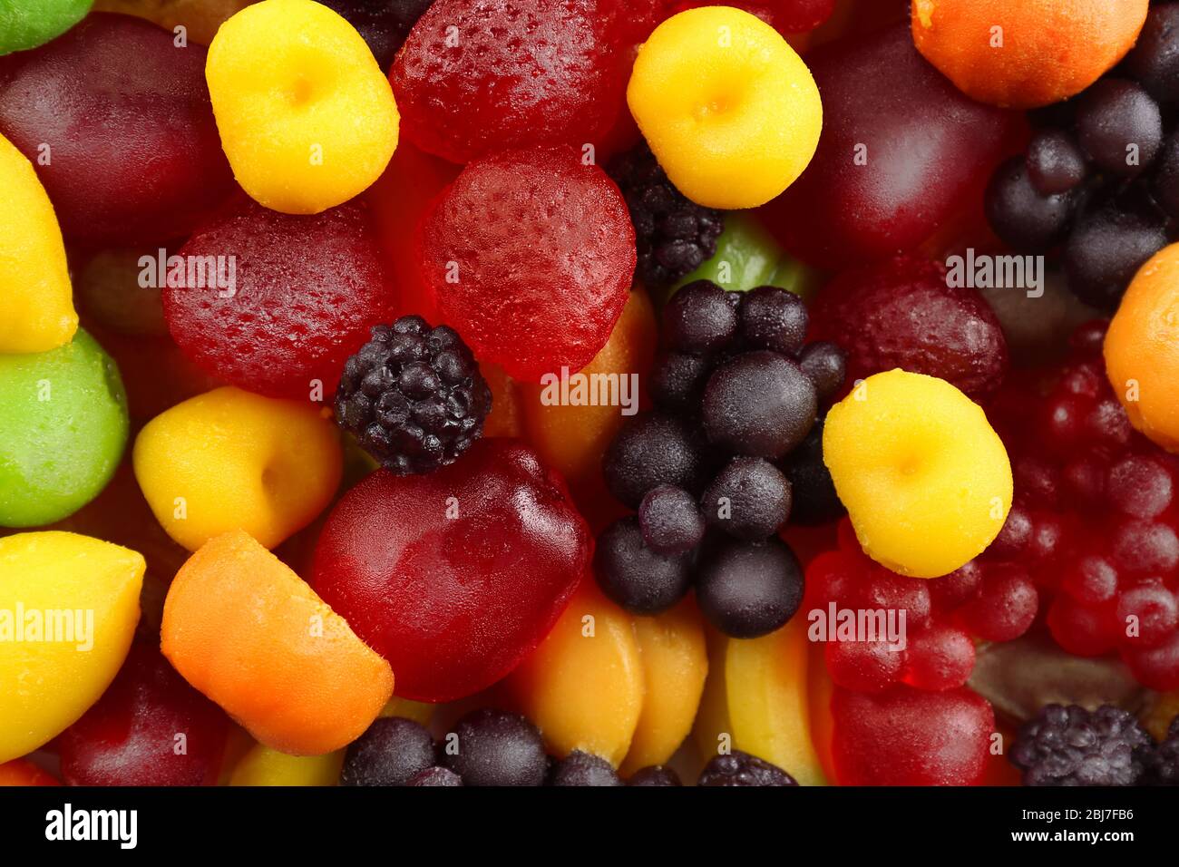 Fruit candy background Stock Photo - Alamy