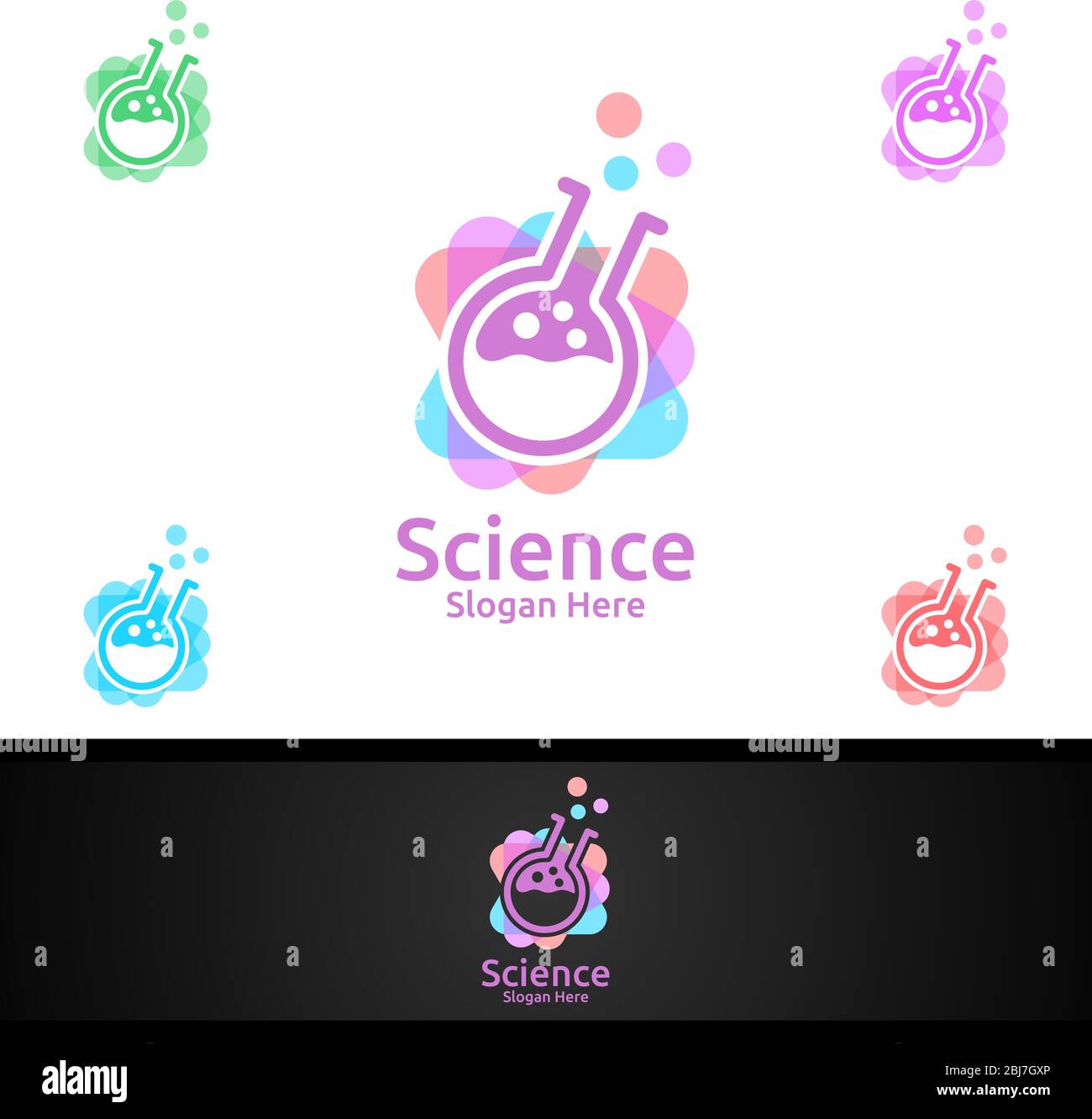 Science and Research Lab Logo for Microbiology, Biotechnology ...
