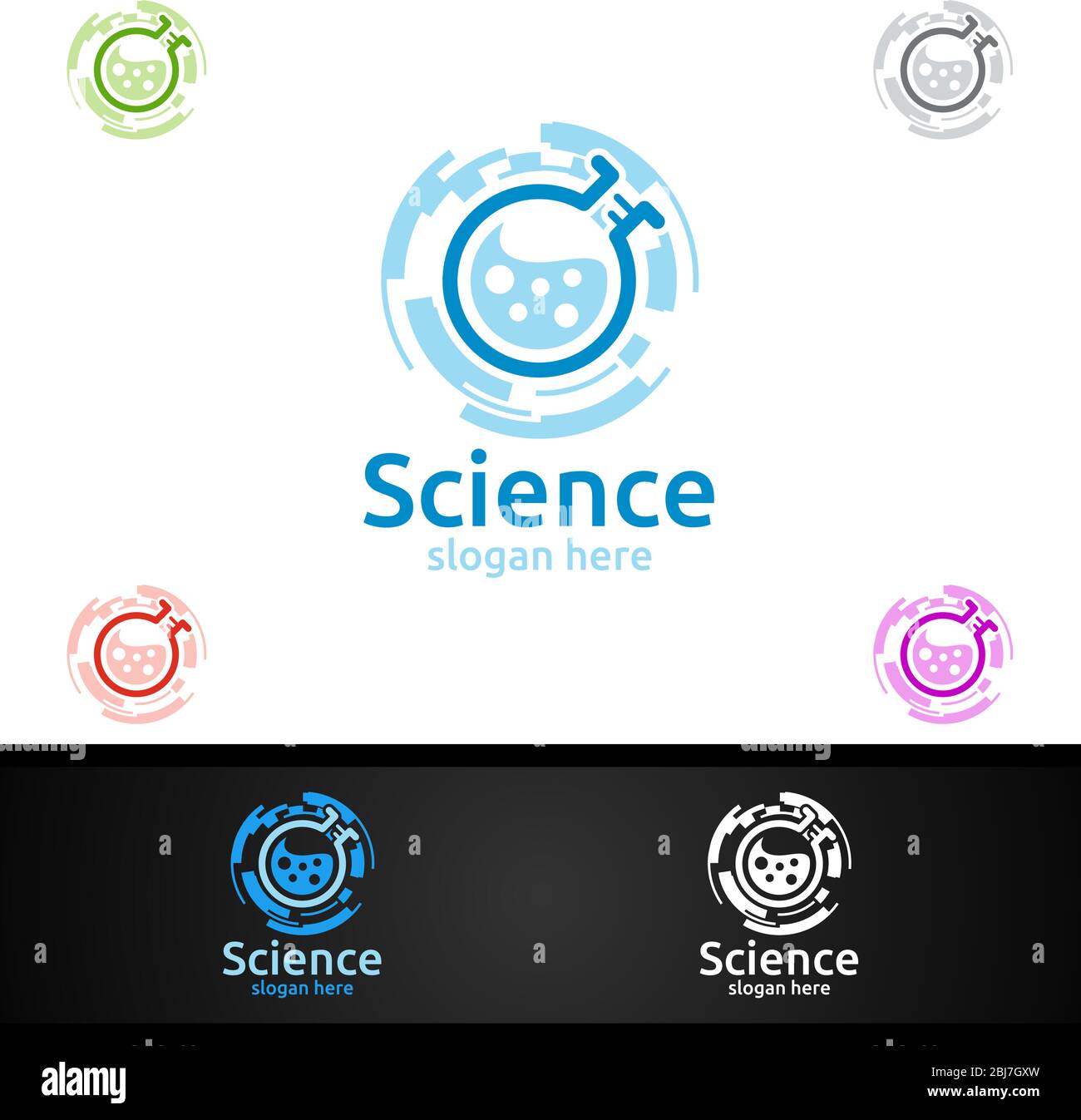 Science and Research Lab Logo for Microbiology, Biotechnology ...