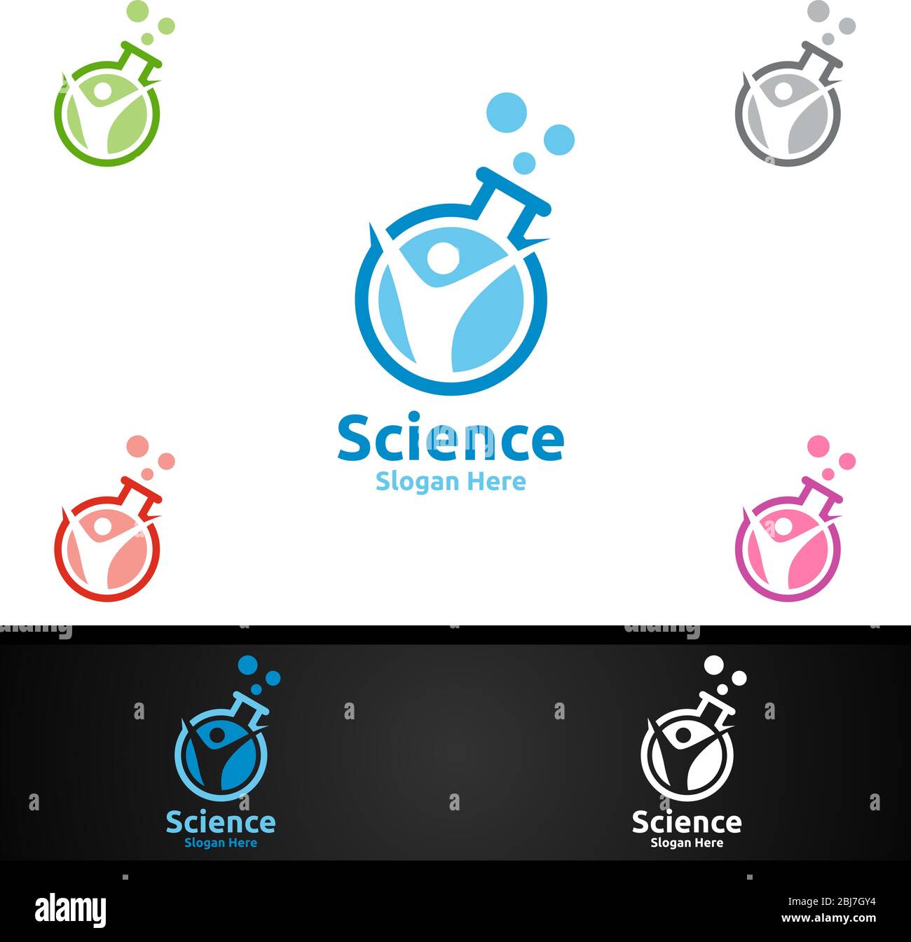 Science and Research Lab Logo for Microbiology, Biotechnology ...