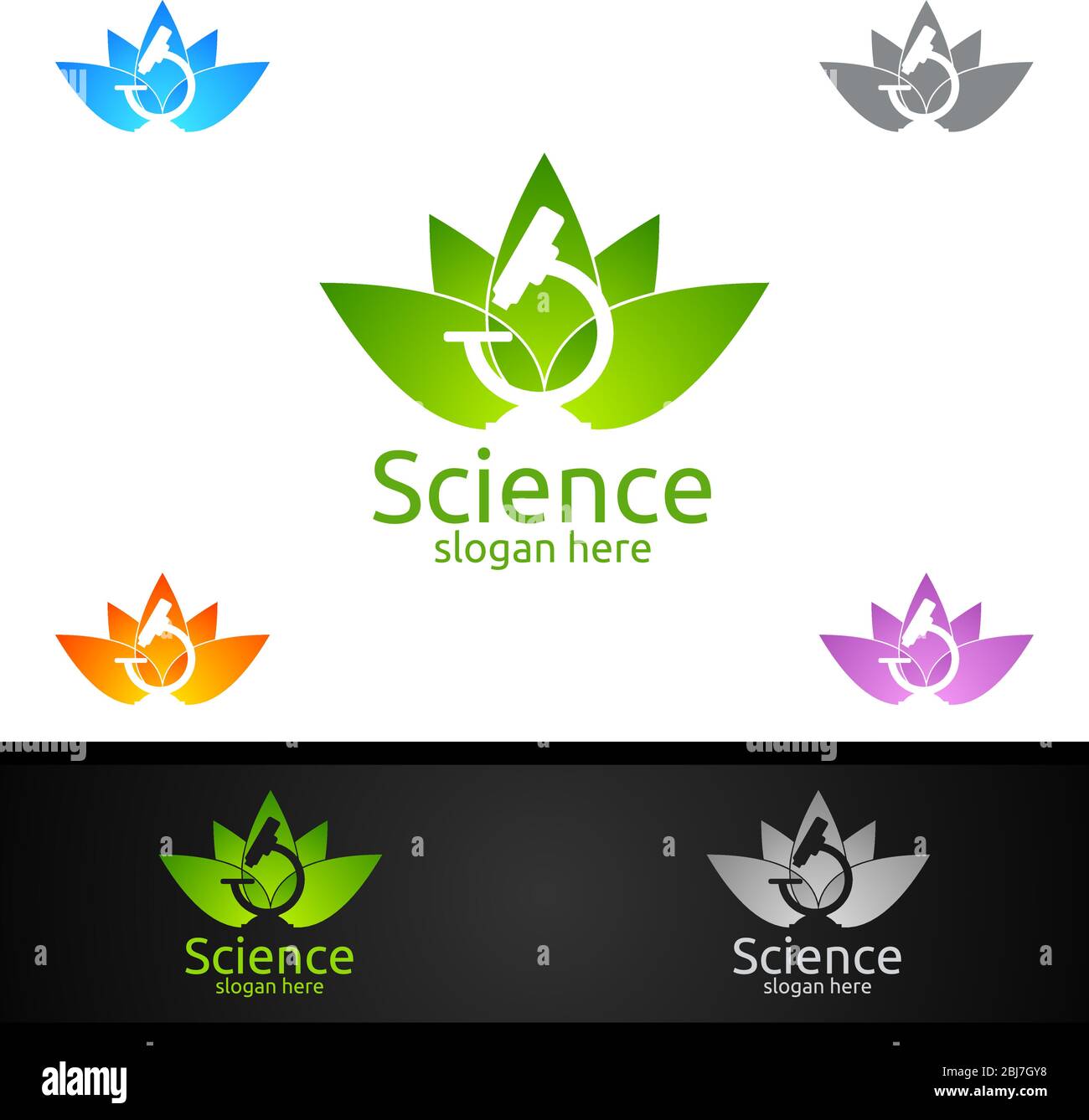 Science and Research Lab Logo for Microbiology, Biotechnology ...