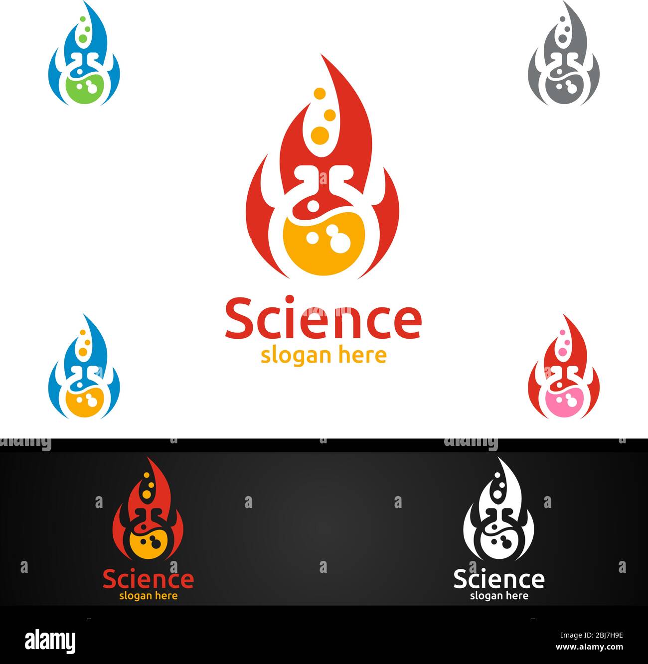 Science and Research Lab Logo for Microbiology, Biotechnology ...