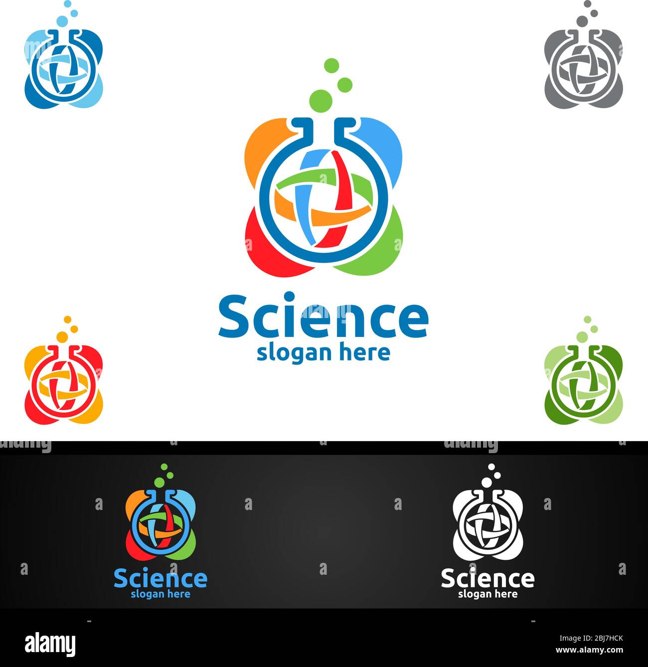 Science and Research Lab Logo for Microbiology, Biotechnology ...