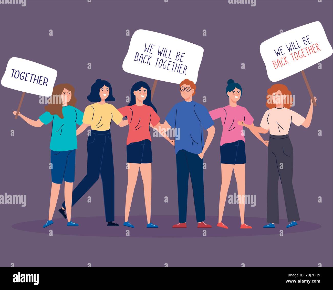 Will together Stock Vector Images - Alamy