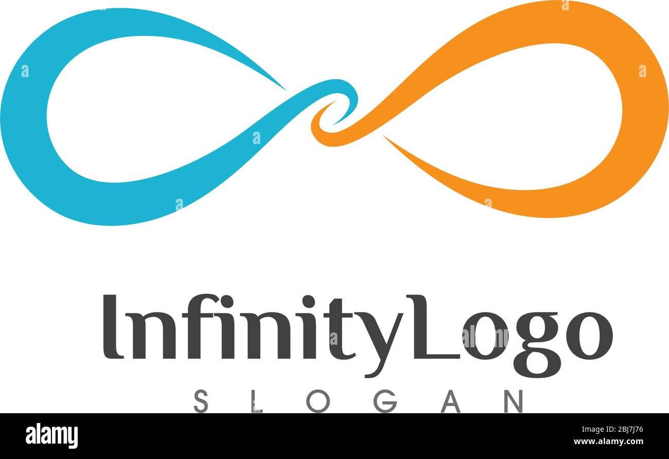 Infinity Design Vector icon illustration Logo template design Stock ...