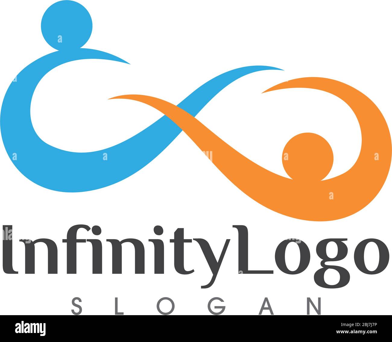 Infinity Family care Vector icon illustration Logo Stock Vector Image ...