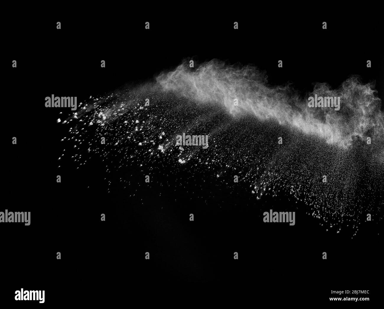 White powder on black background Stock Photo - Alamy