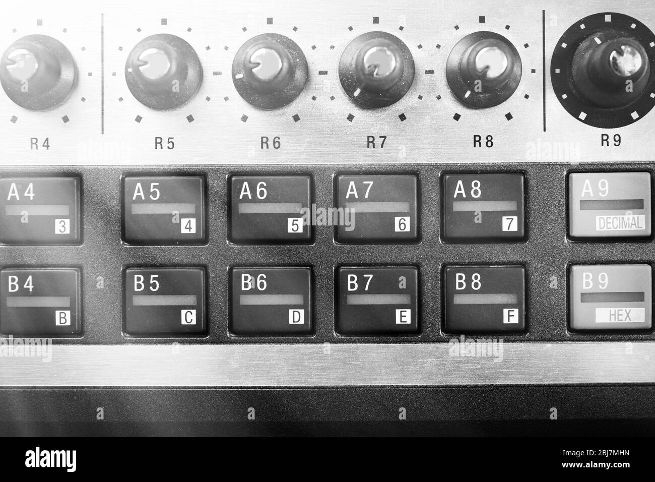 Music player buttons Black and White Stock Photos & Images - Alamy