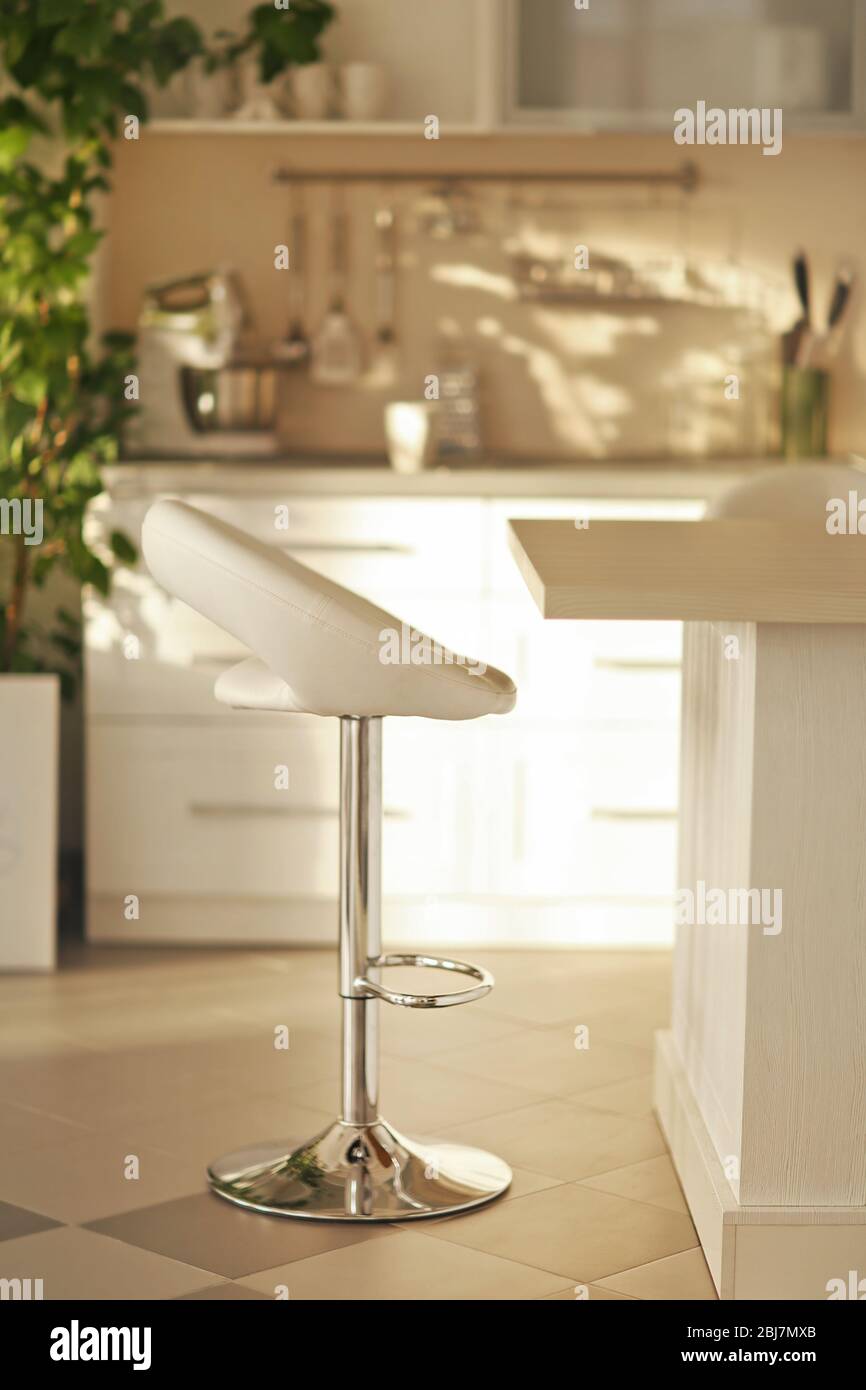 Modern beautiful kitchen interior Stock Photo - Alamy