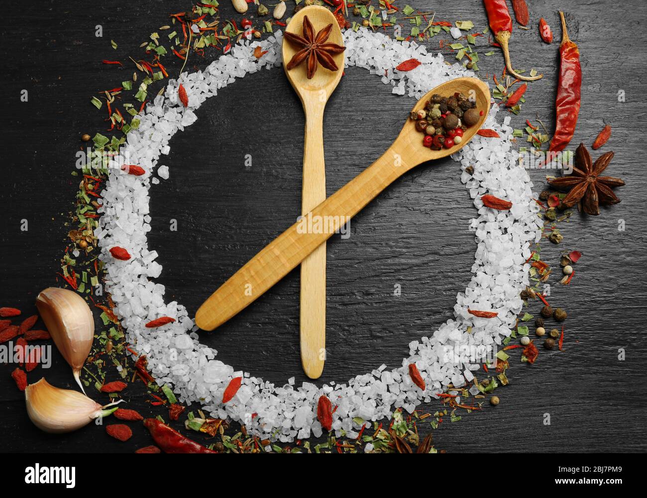 Spices clock hi-res stock photography and images - Alamy