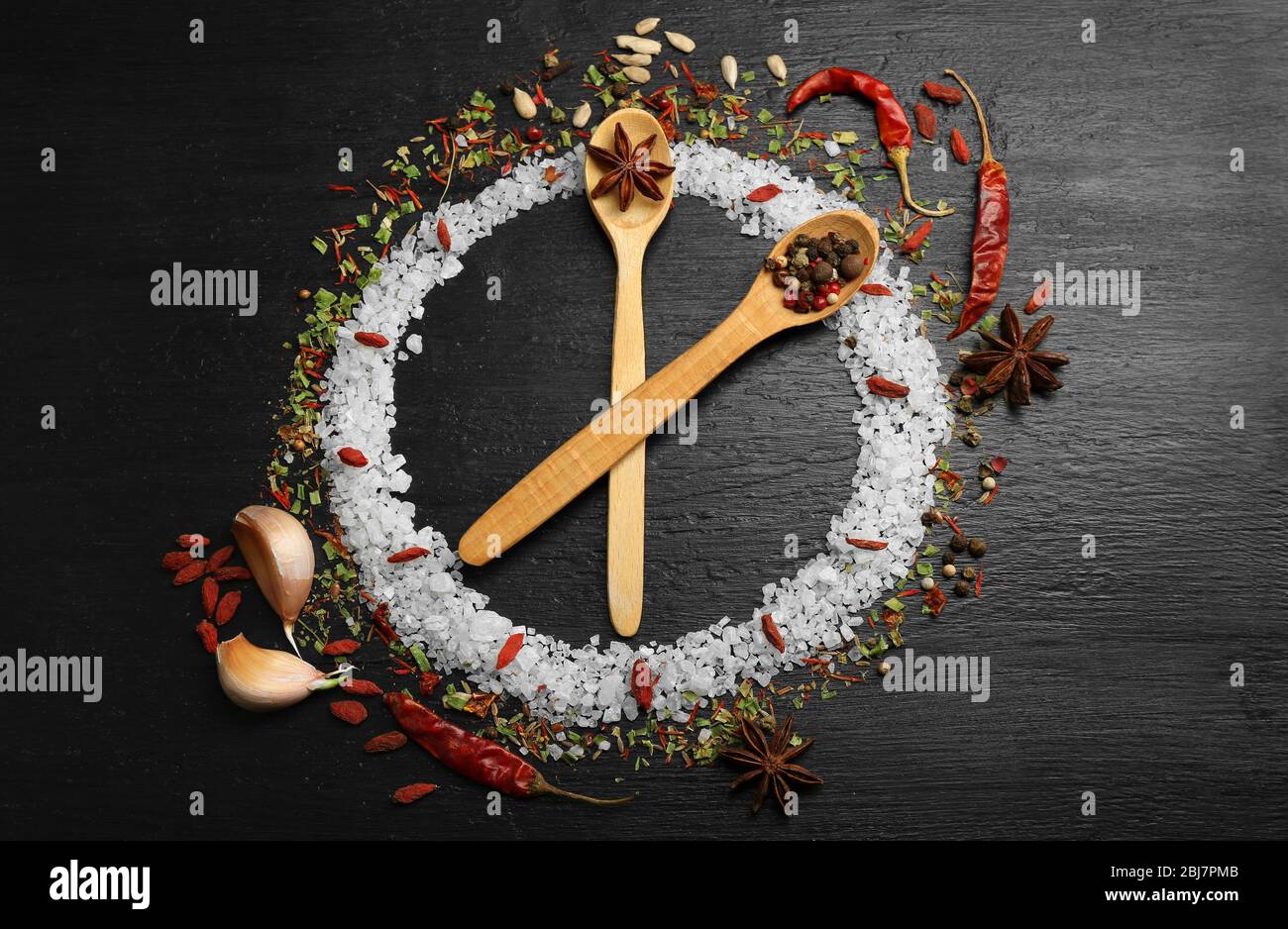 Spices clock hi-res stock photography and images - Alamy