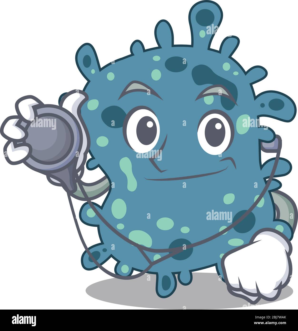 Rickettsia in doctor cartoon character with tools Stock Vector Image ...