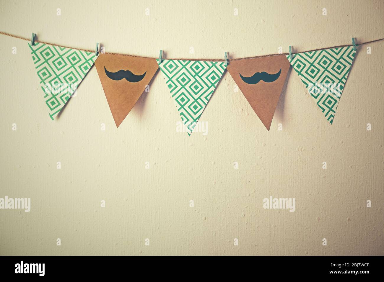 Triangles garland hi-res stock photography and images - Alamy
