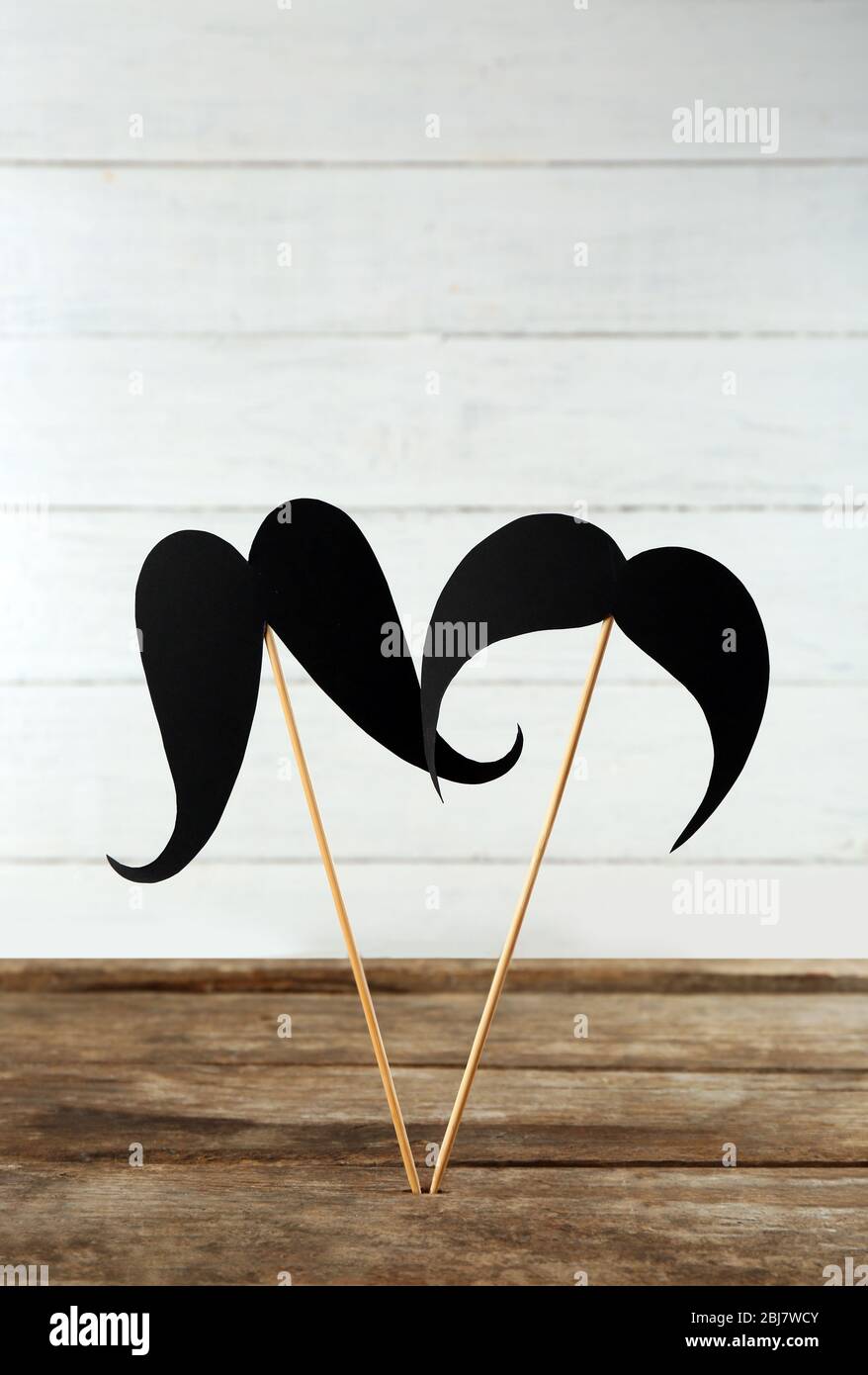 Mustache on stick hi-res stock photography and images - Alamy