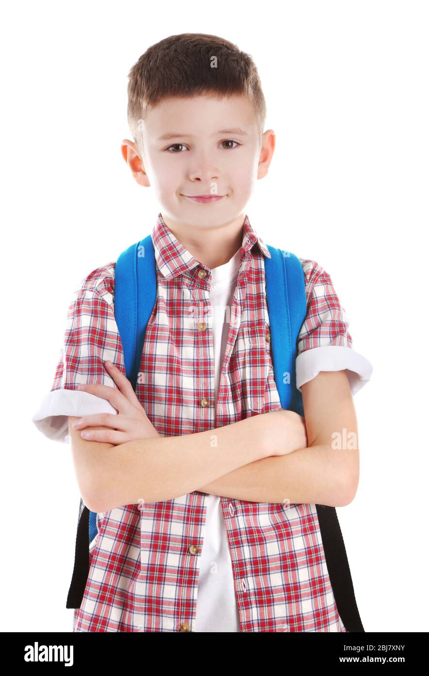 One boy, back pack hi-res stock photography and images - Alamy