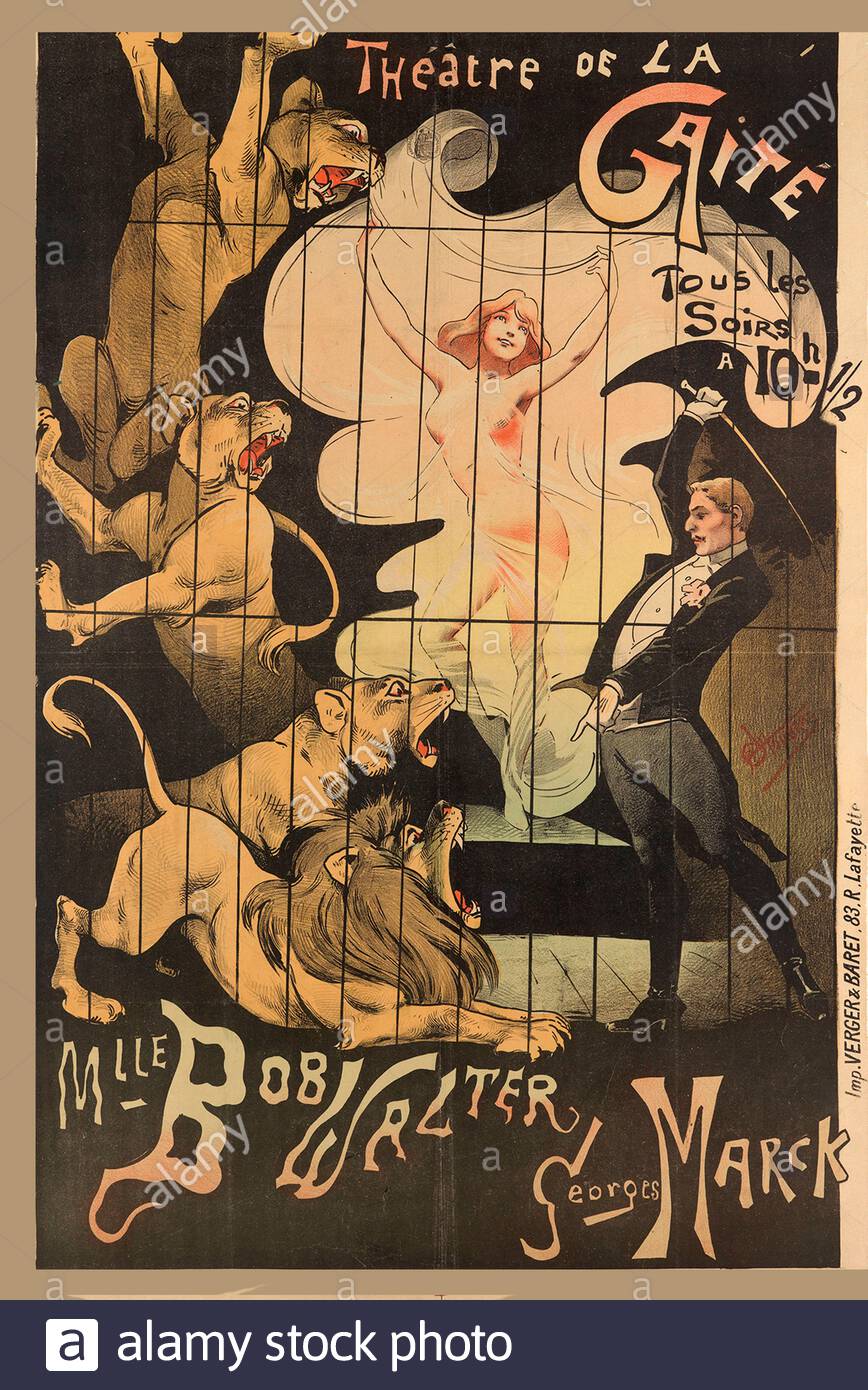 Old Circus Posters High Resolution Stock Photography and Images - Alamy