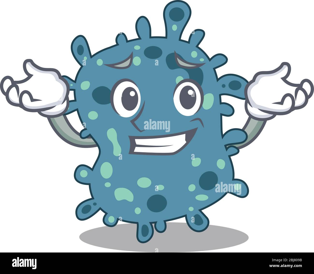 A picture of grinning rickettsia cartoon design concept Stock Vector ...