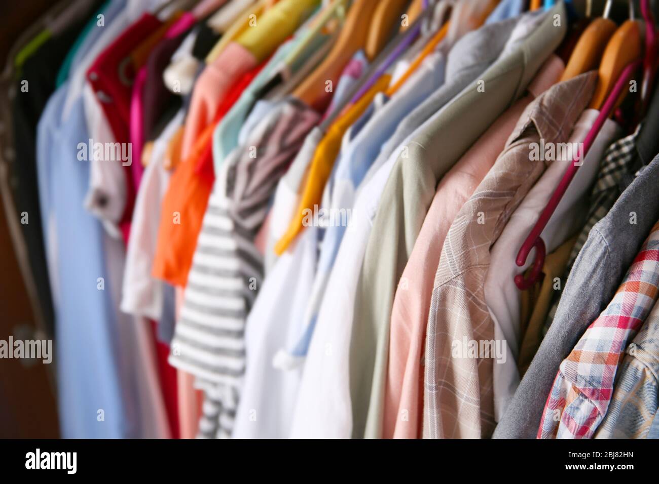 Organized closet home close up hi-res stock photography and images - Alamy