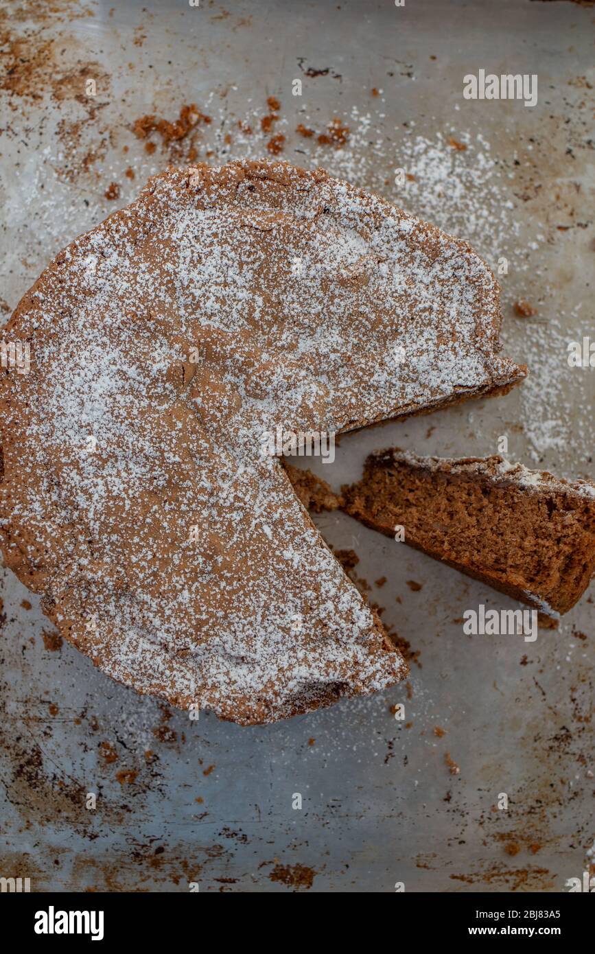home made sweet Chocolate Chestnut Cake Stock Photo - Alamy