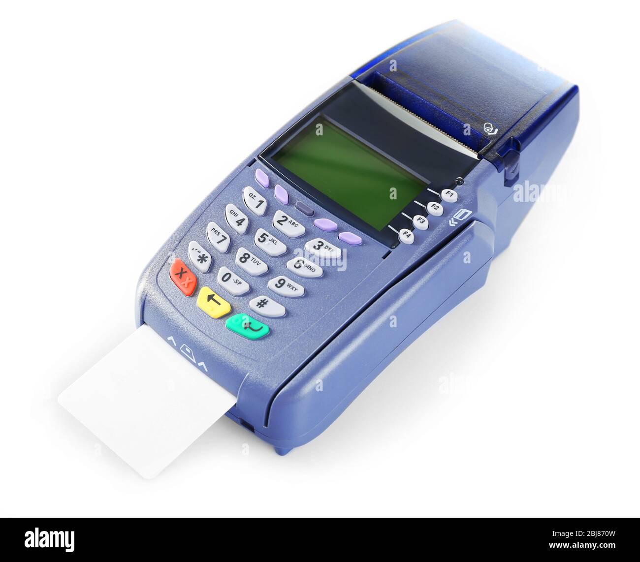 Modern pos payment terminal Cut Out Stock Images & Pictures - Alamy