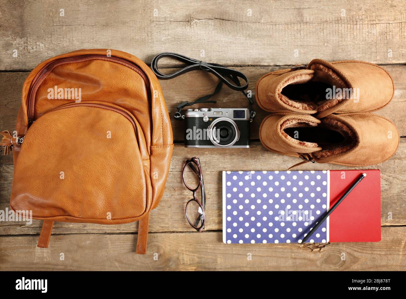 Stylish traveler set hi-res stock photography and images - Alamy