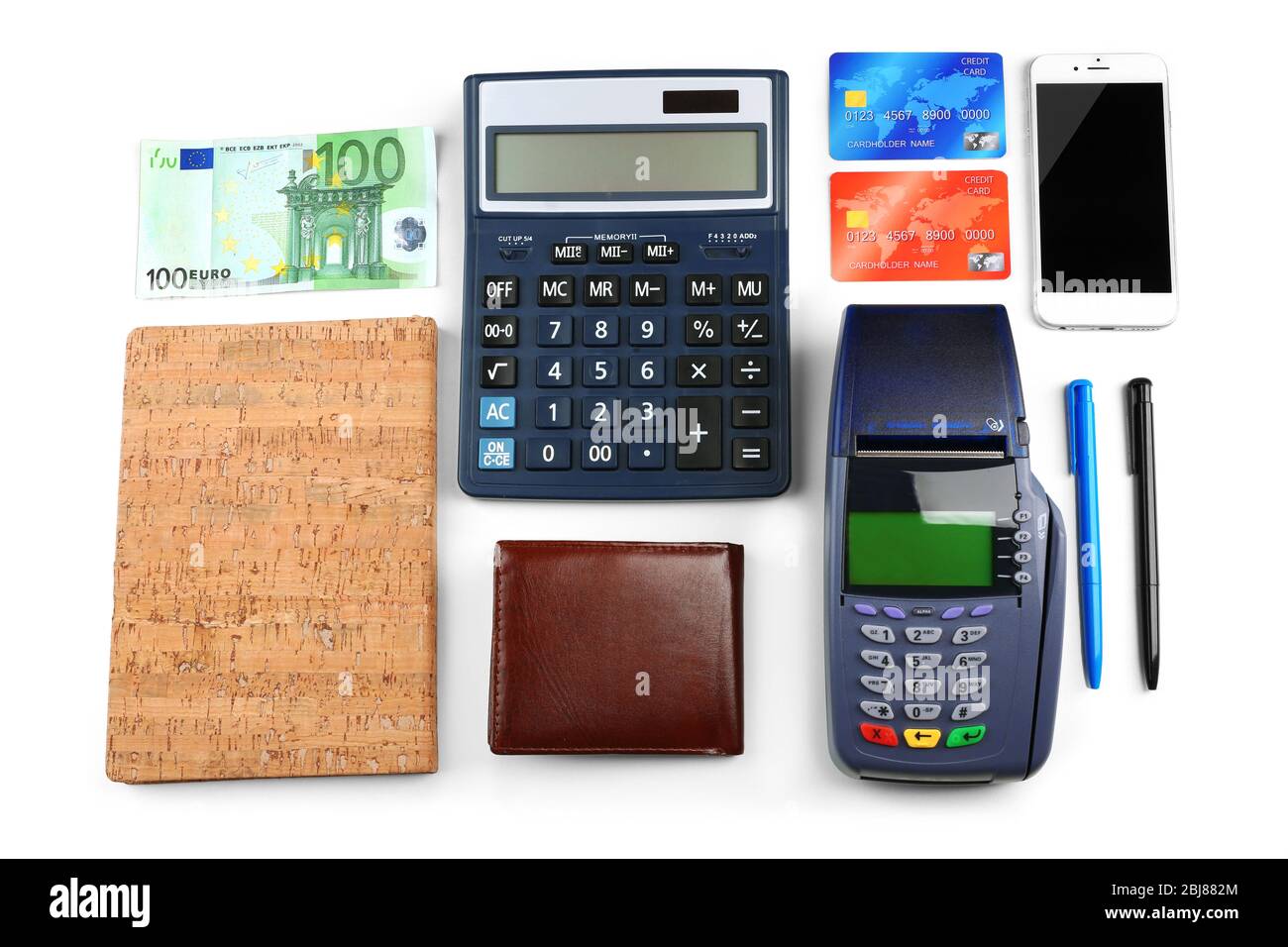 Euro credit card flat Cut Out Stock Images & Pictures - Alamy