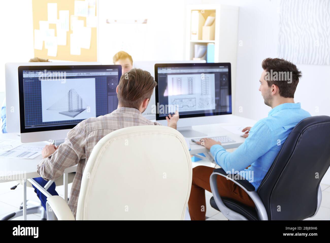 Stylish engineers office Stock Photo - Alamy