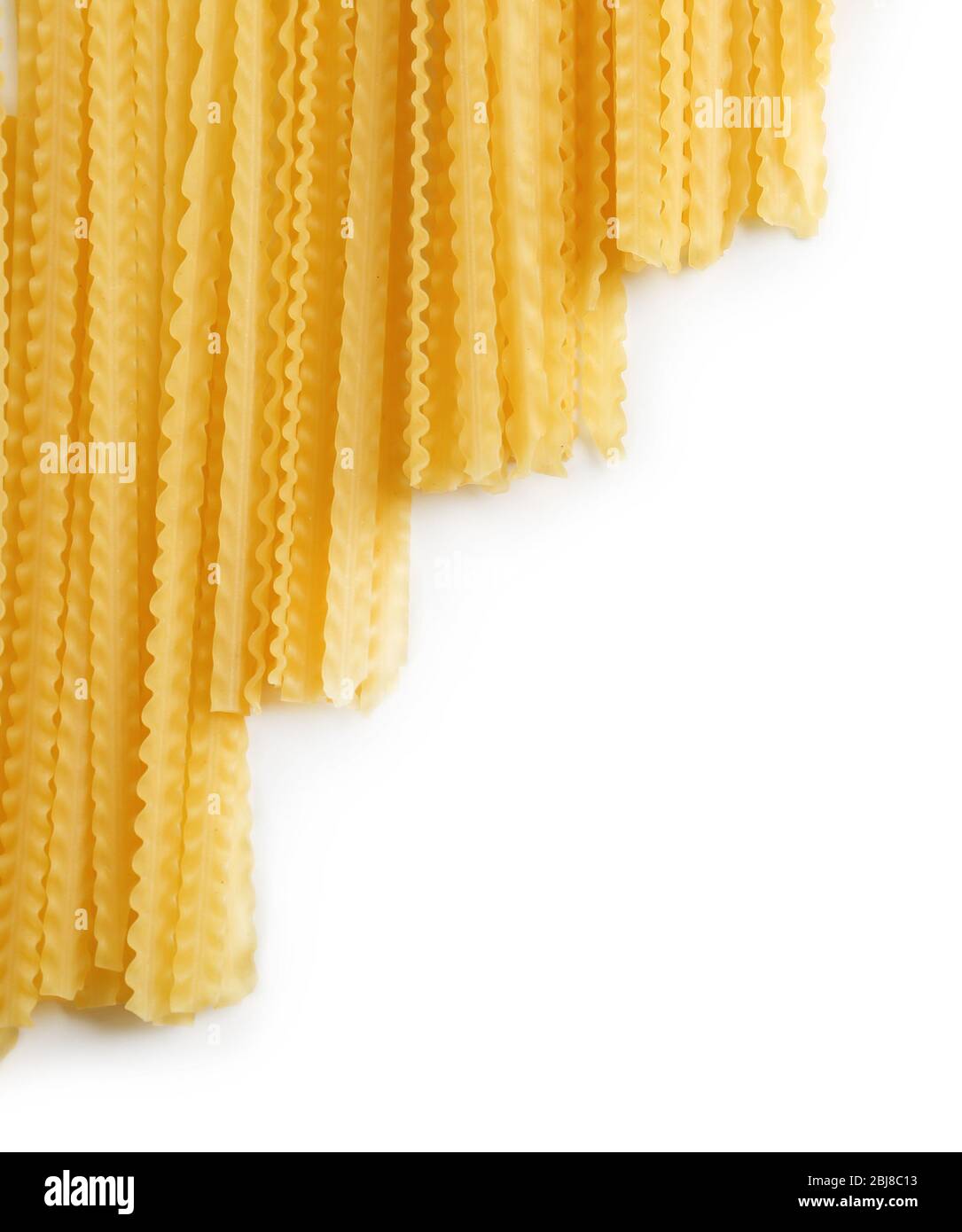 Italian dry pasta isolated on white, close up Stock Photo - Alamy