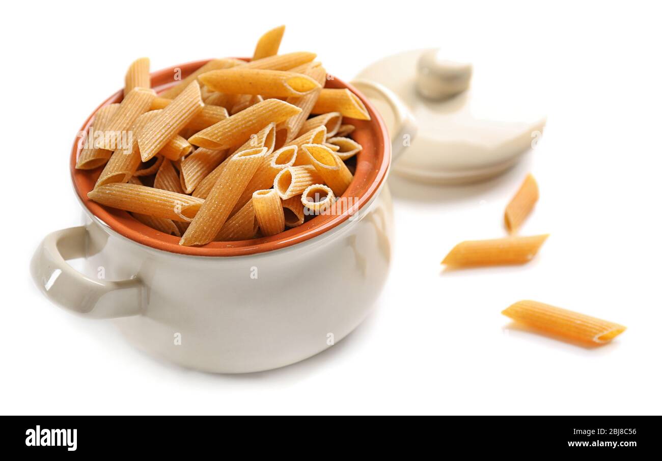 Pot penne pasta Cut Out Stock Images & Pictures - Alamy