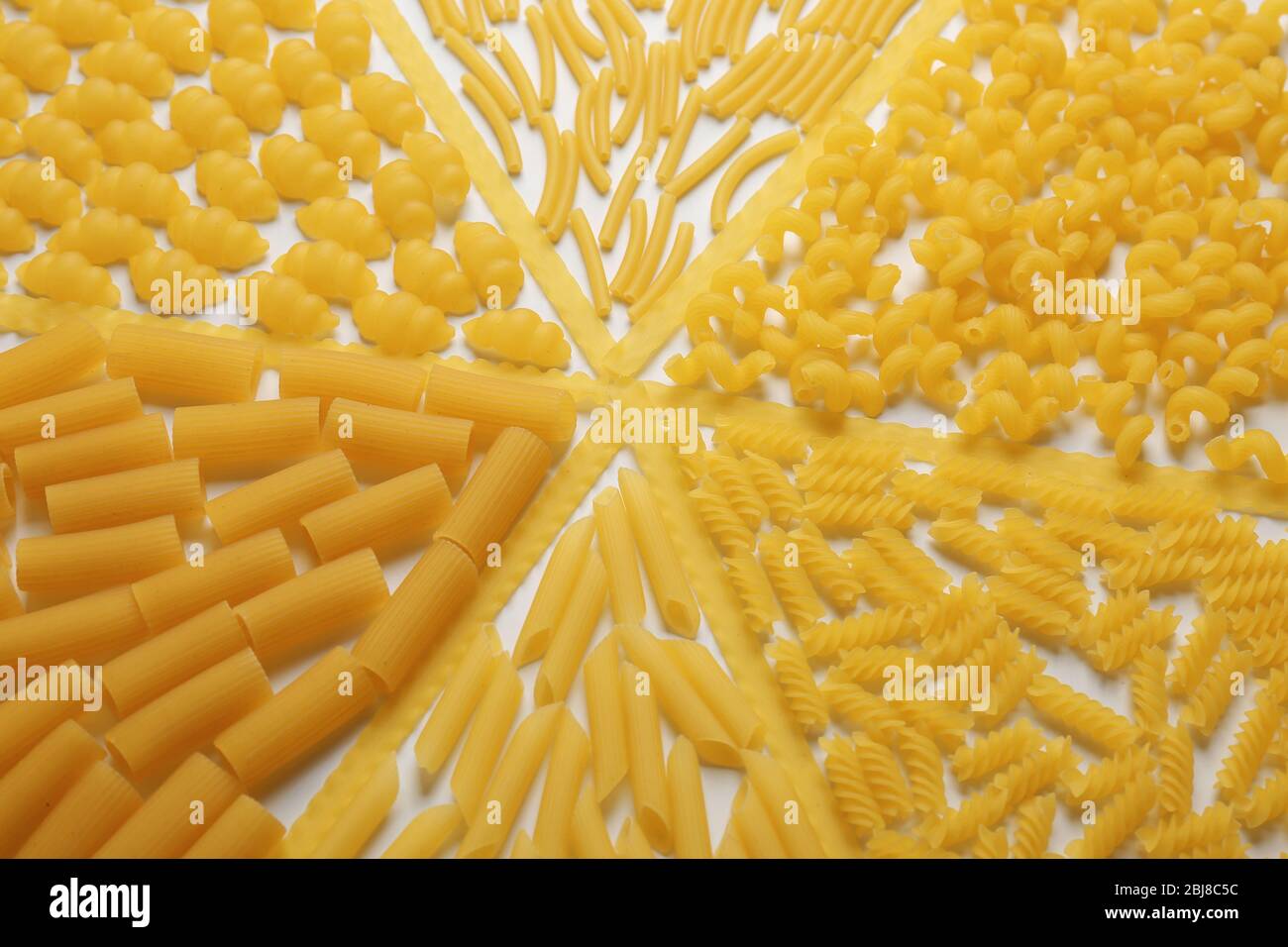 Collection of Italian pasta, top view Stock Photo - Alamy