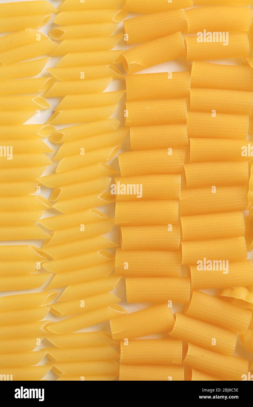 Collection of Italian pasta, top view Stock Photo - Alamy