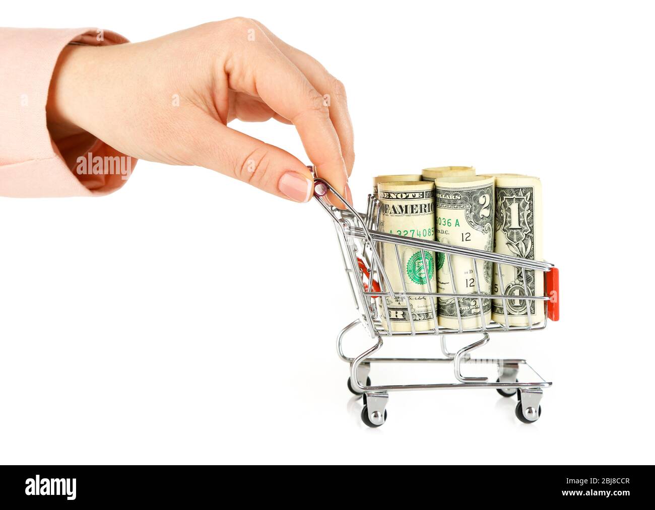 Supermarket trolley full Cut Out Stock Images & Pictures - Alamy
