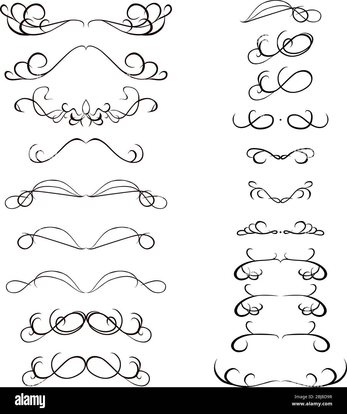 set of elements for text, text delimiters. elements of frame Stock ...