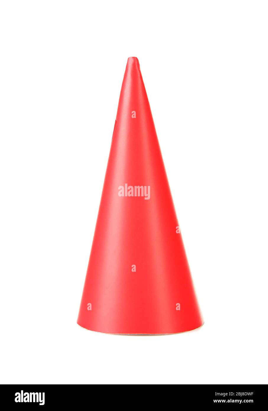 Red party hat, isolated on white Stock Photo - Alamy