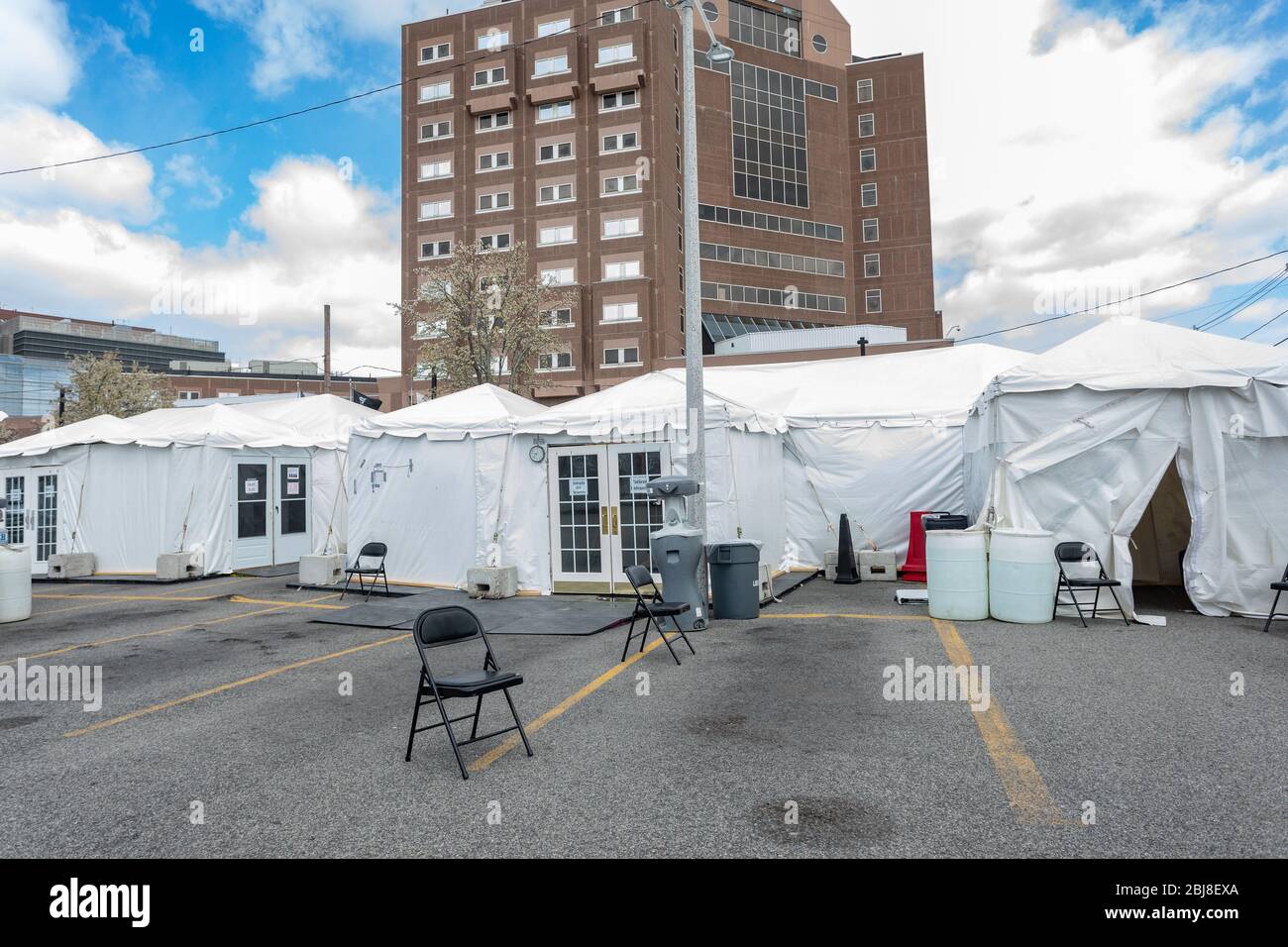 April 22, 2020, Boston, Massachusetts, USA:The Boston Health Care for ...