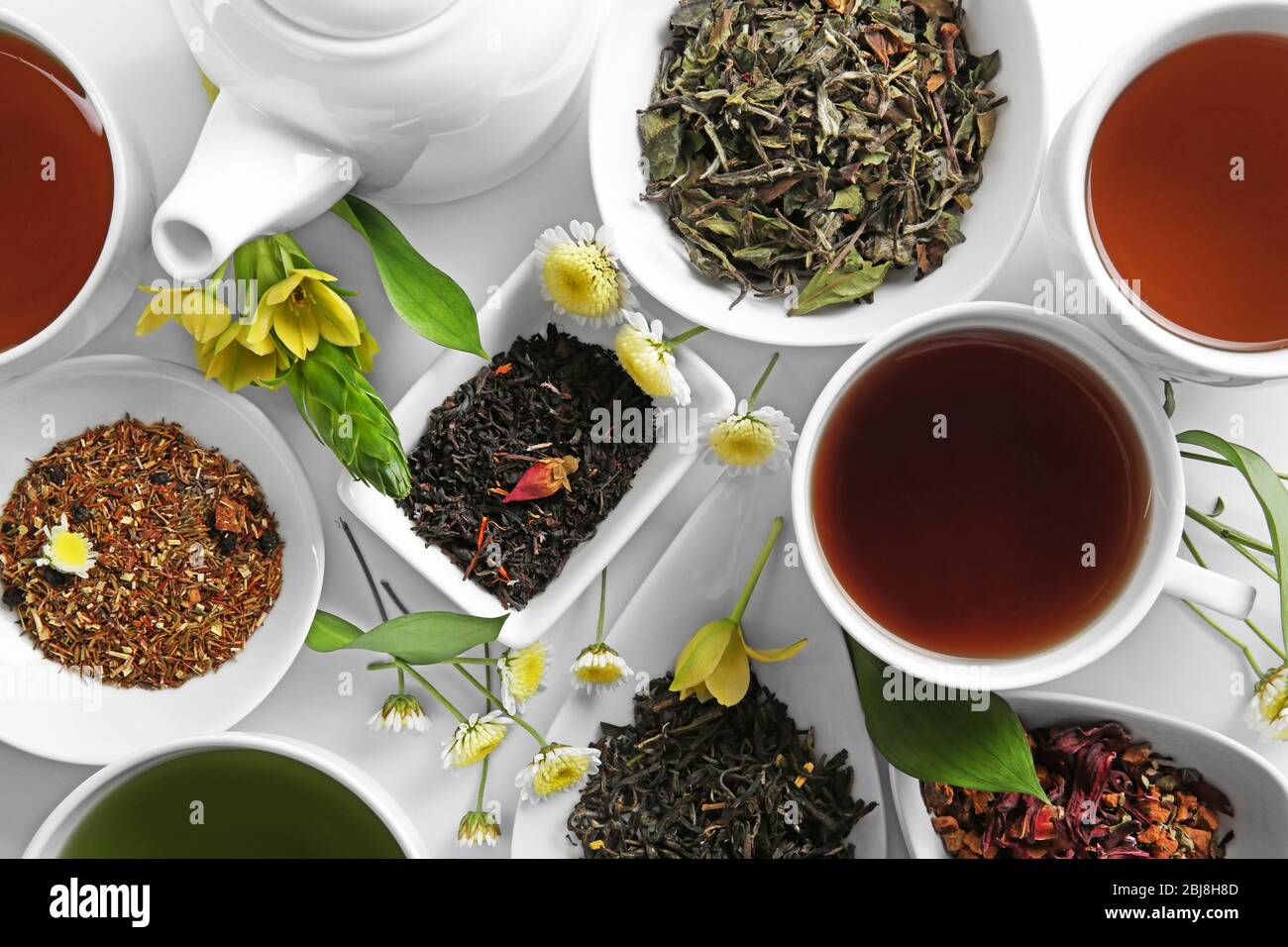 Assorted different types tea hi-res stock photography and images - Alamy