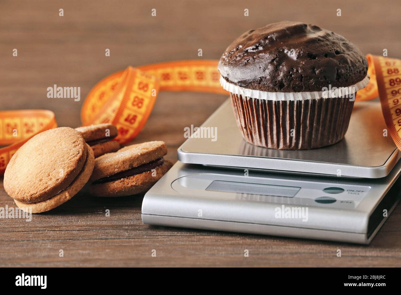 Weighing scale chocolate hi-res stock photography and images - Alamy