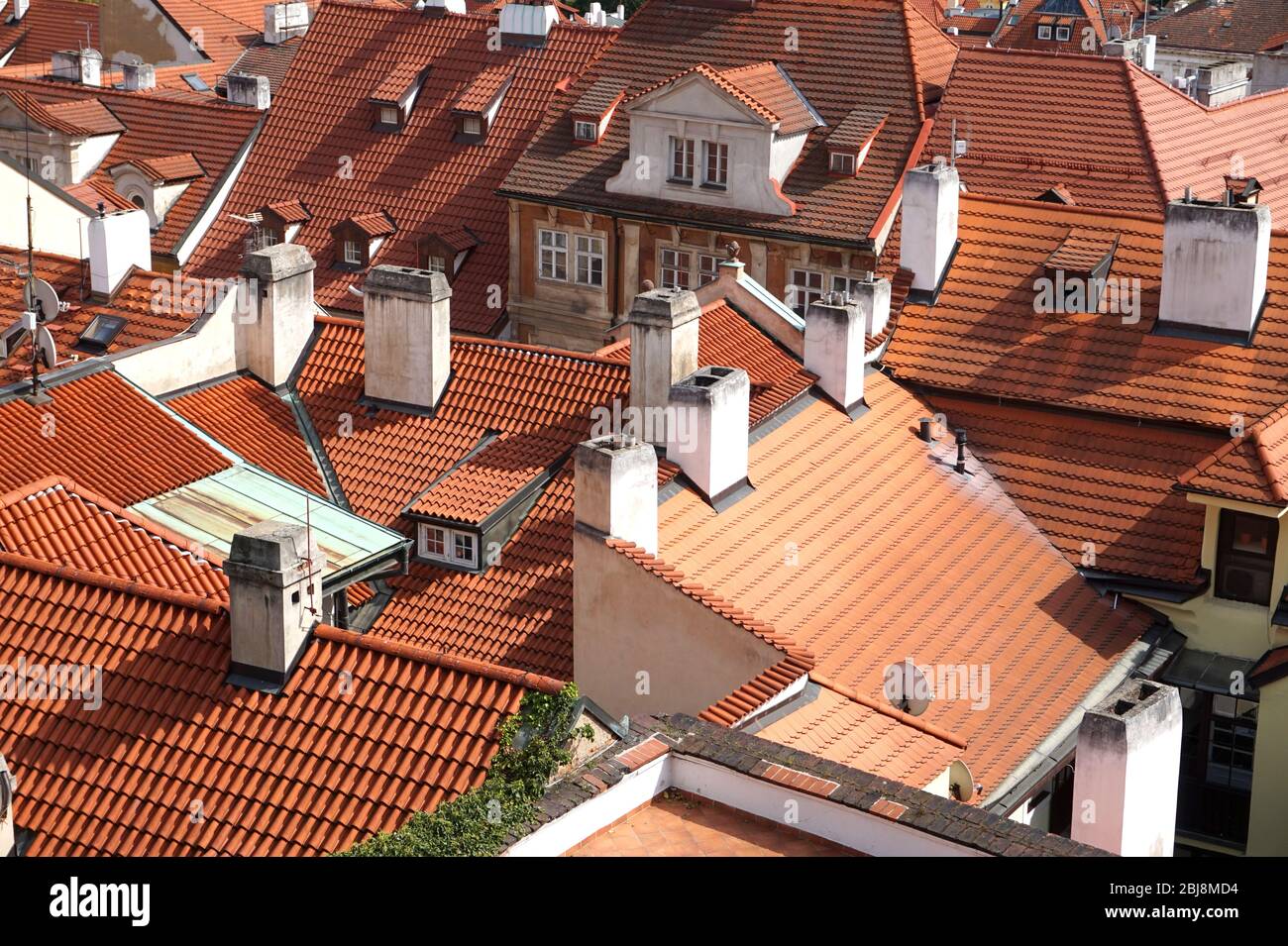 Prague - roofs Stock Photo - Alamy