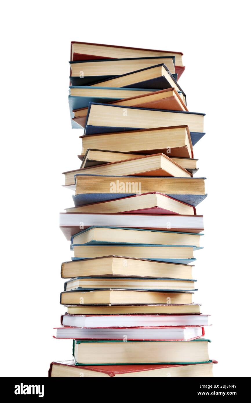 High stack of books hi-res stock photography and images - Alamy