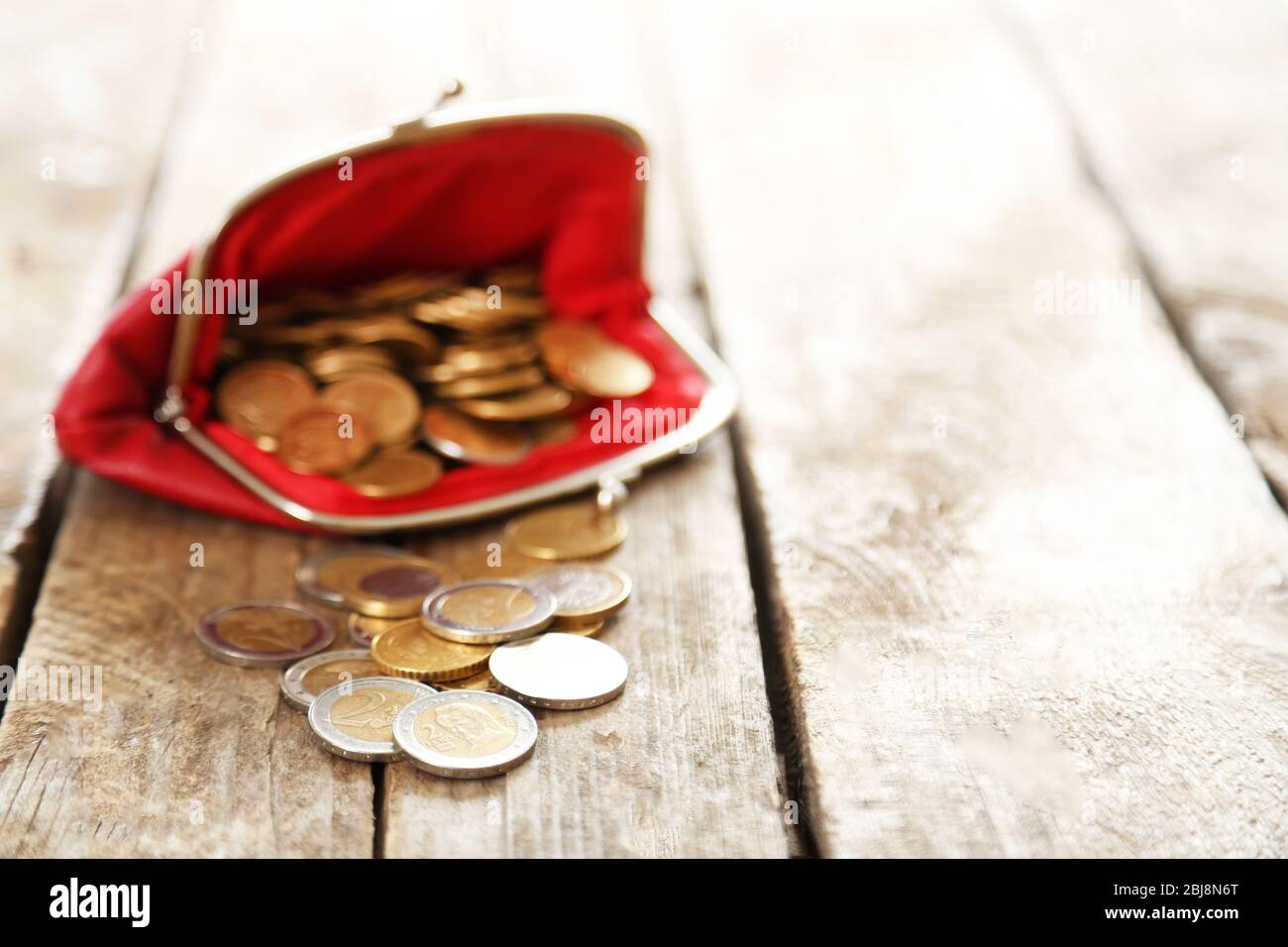 Open red budget case hi-res stock photography and images - Alamy