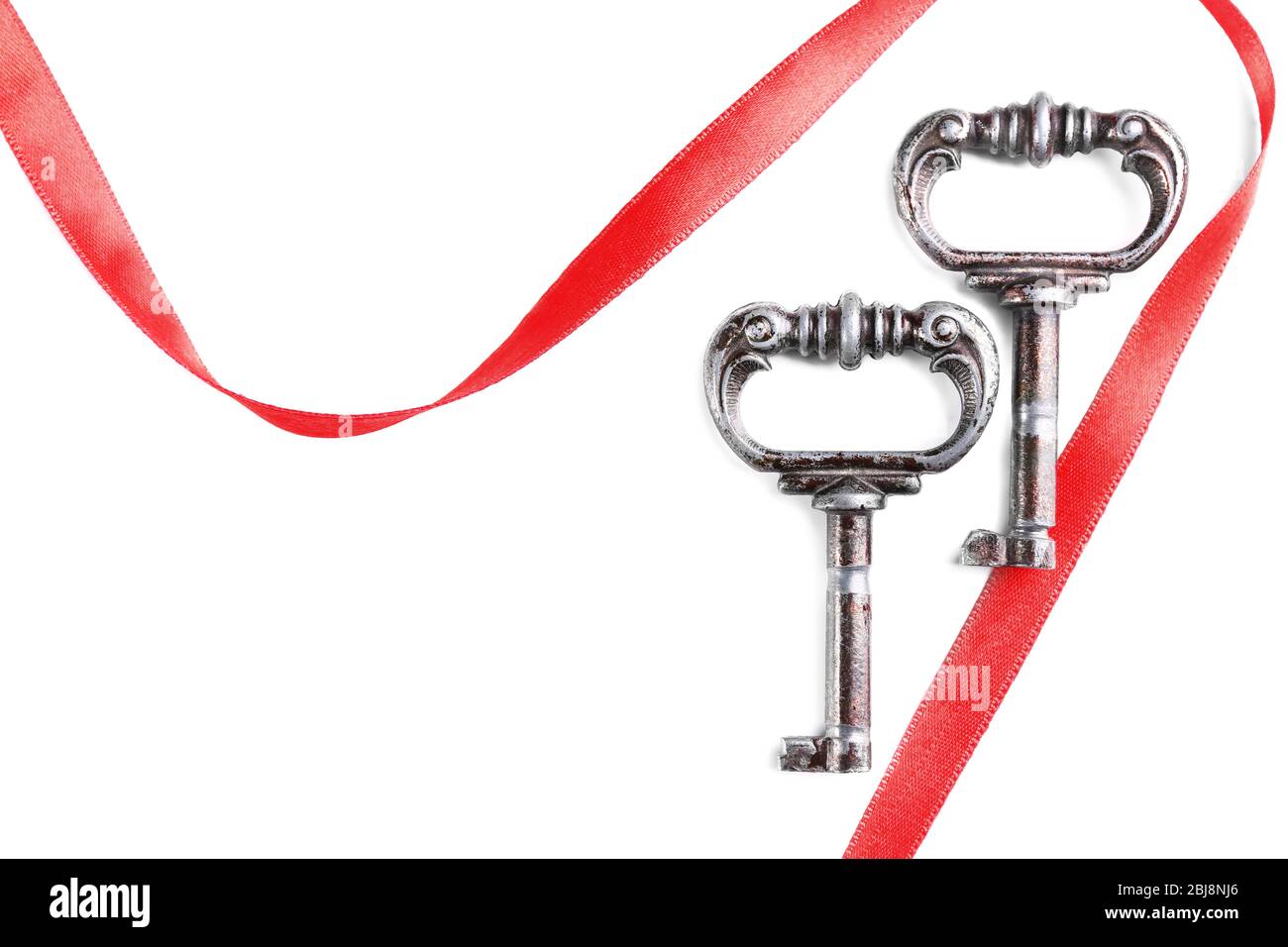 Two vintage keys hi-res stock photography and images - Alamy