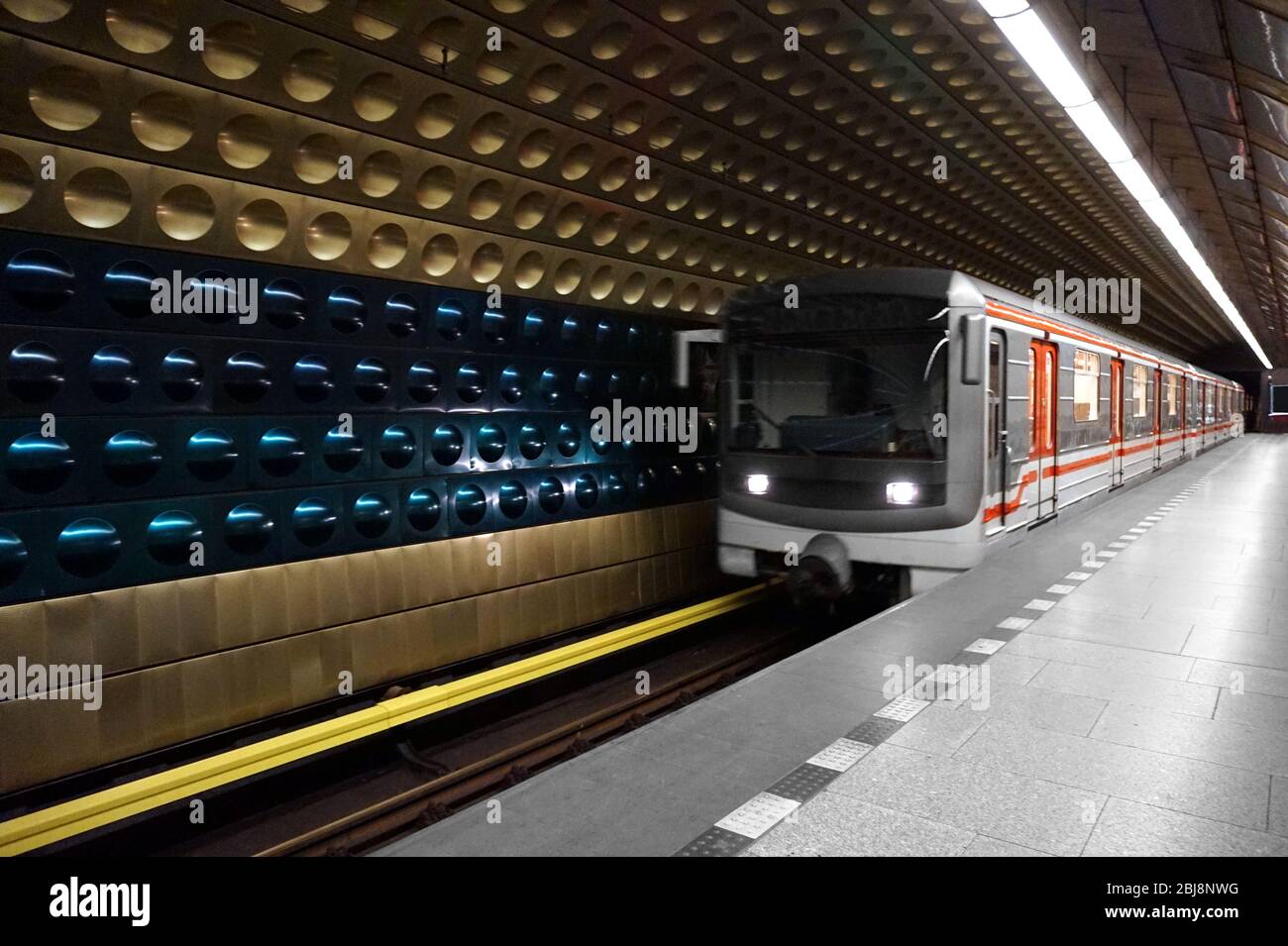 Subway in Prague Stock Photo - Alamy