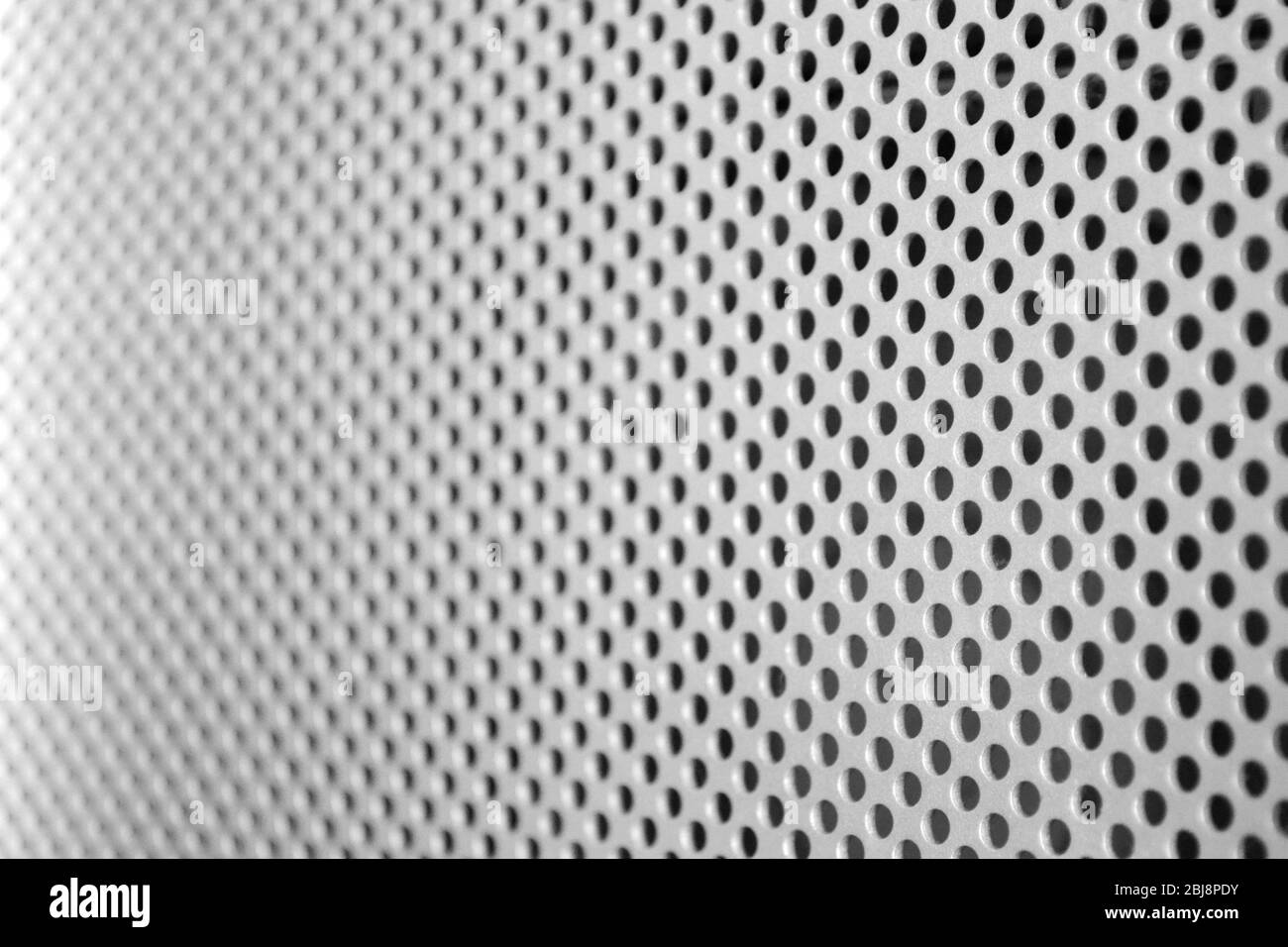 Metal texture - round wholes/ dots Stock Photo - Alamy