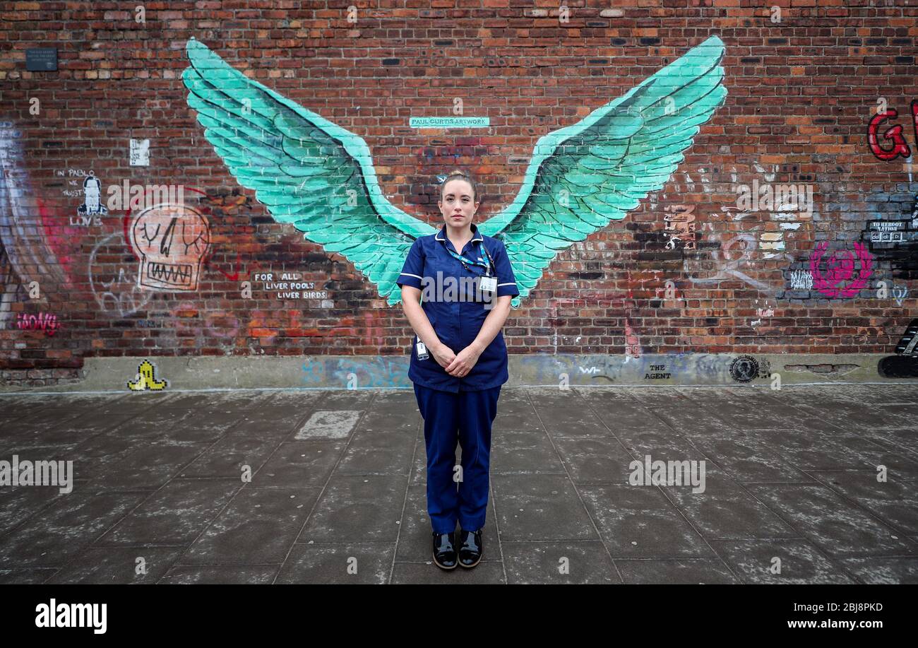 Erica Daly, a District Nurse Team Leader at Mersey Care NHS, stands in ...