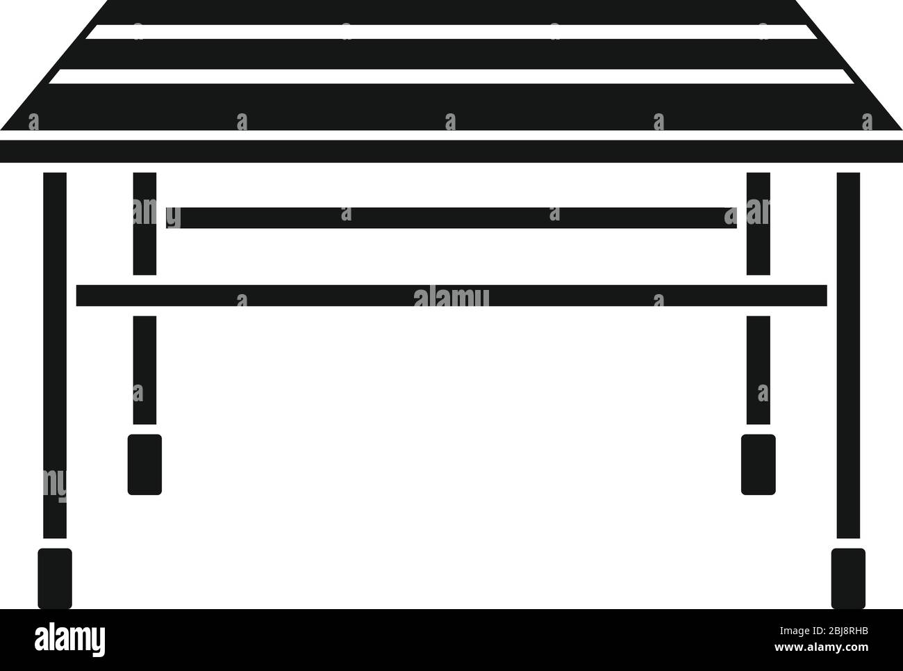 Garden table icon. Simple illustration of garden table vector icon for ...