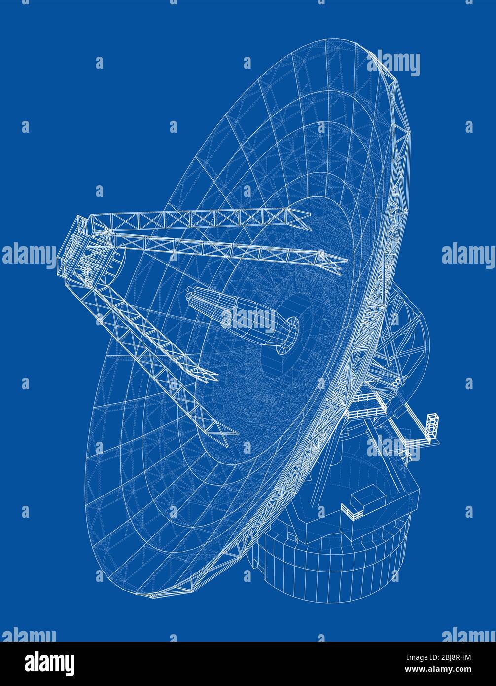 Radio Telescope Diagram
