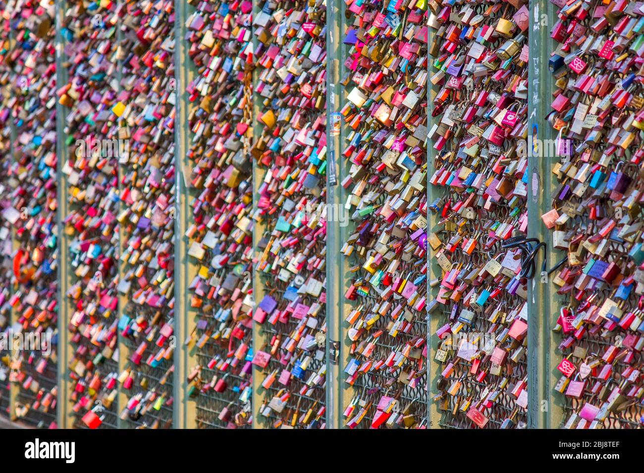 Love bridge on the Rhine in Cologne, Germany Stock Photo - Alamy