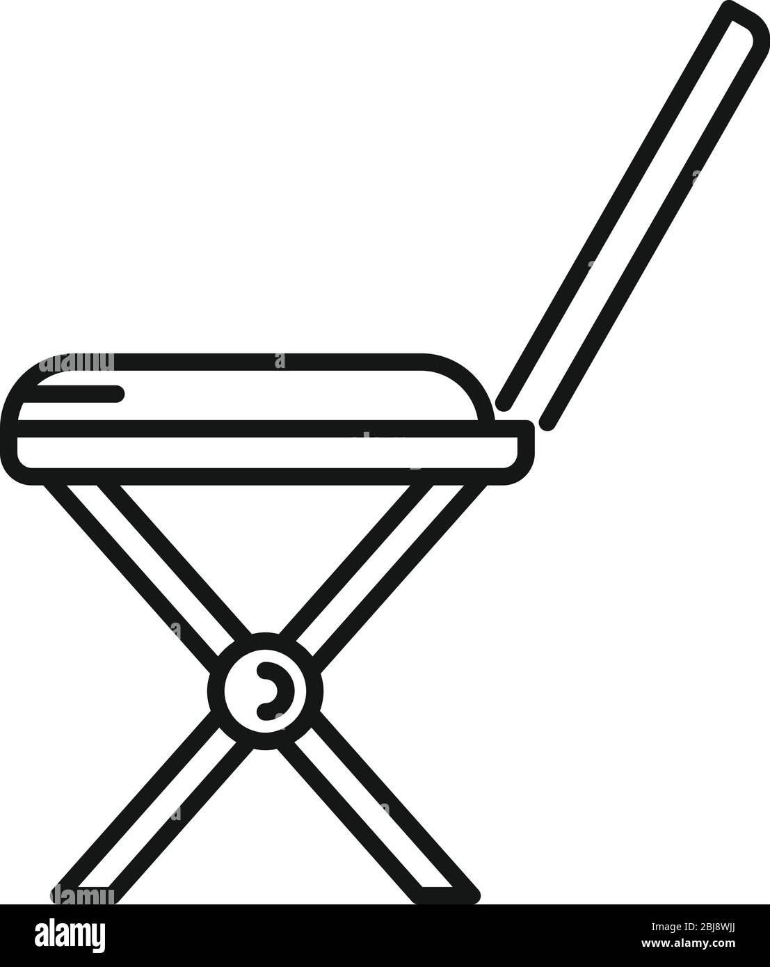 Soft garden chair icon. Outline soft garden chair vector icon for web ...