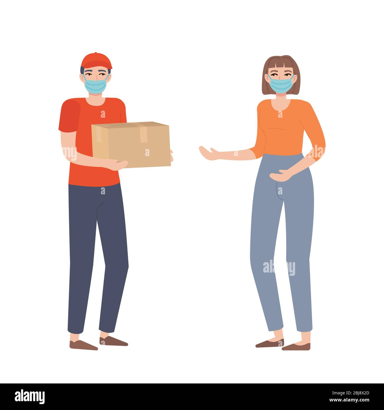 Waiting for delivery house Stock Vector Images - Alamy