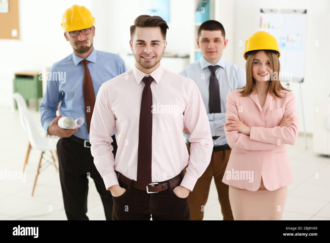 Engineering team in design center Stock Photo - Alamy